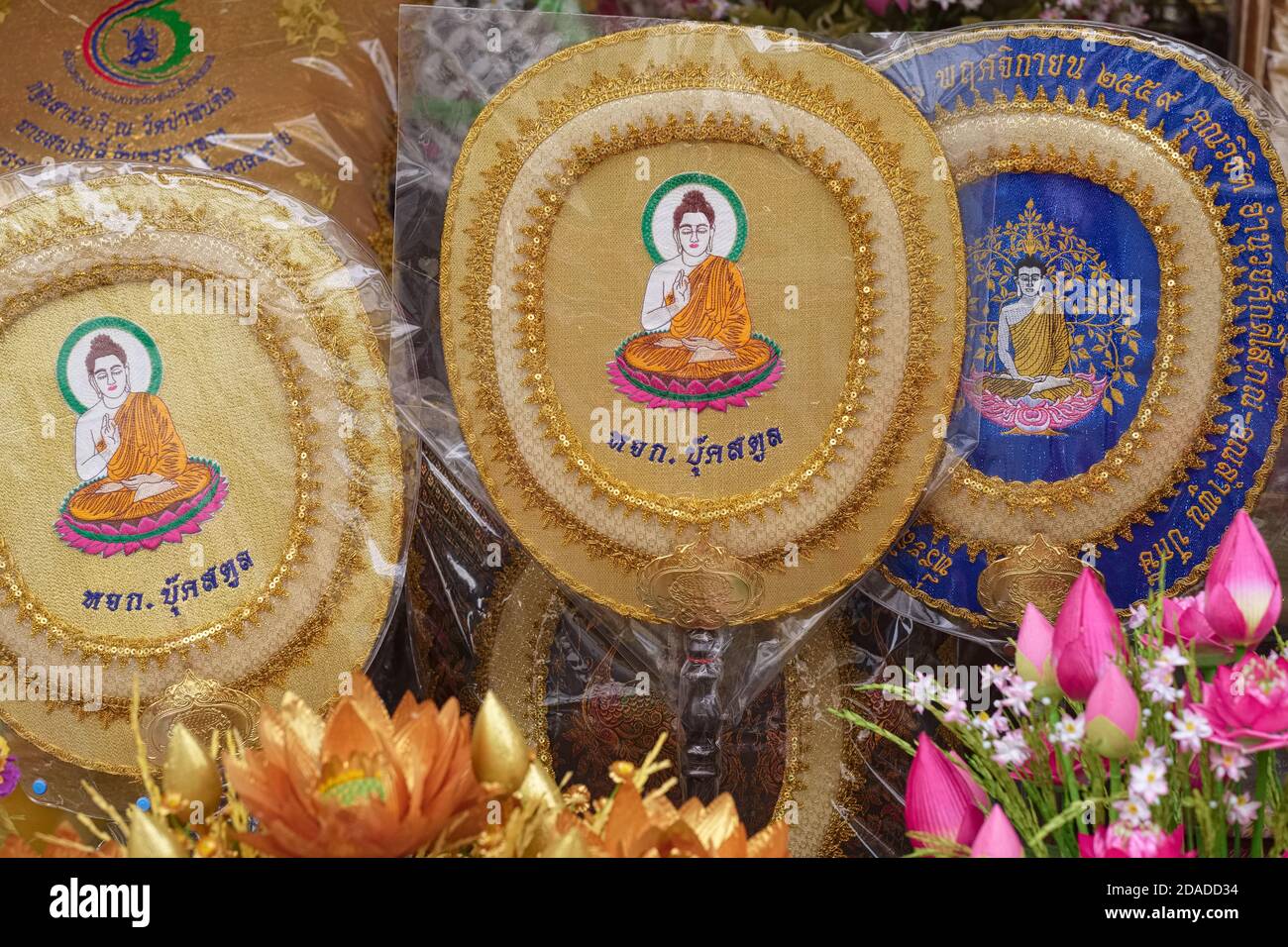 Buddhist fans hi-res stock photography and images - Alamy