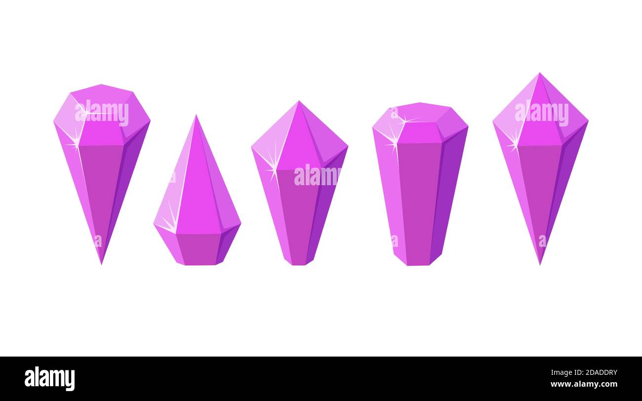 Crystal like stones Stock Vector Images - Alamy