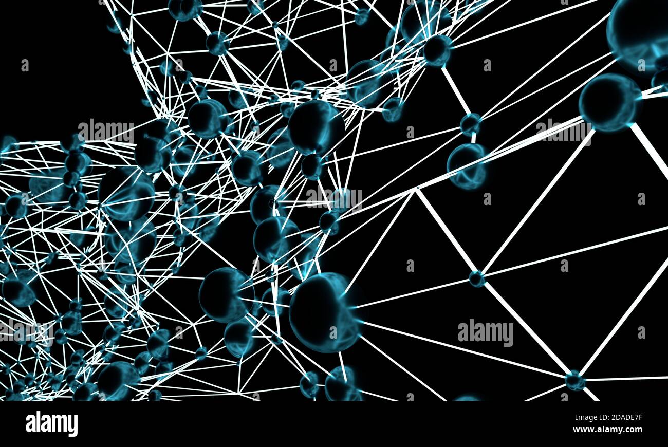 Molecule And Communication Background Stock Photo - Alamy