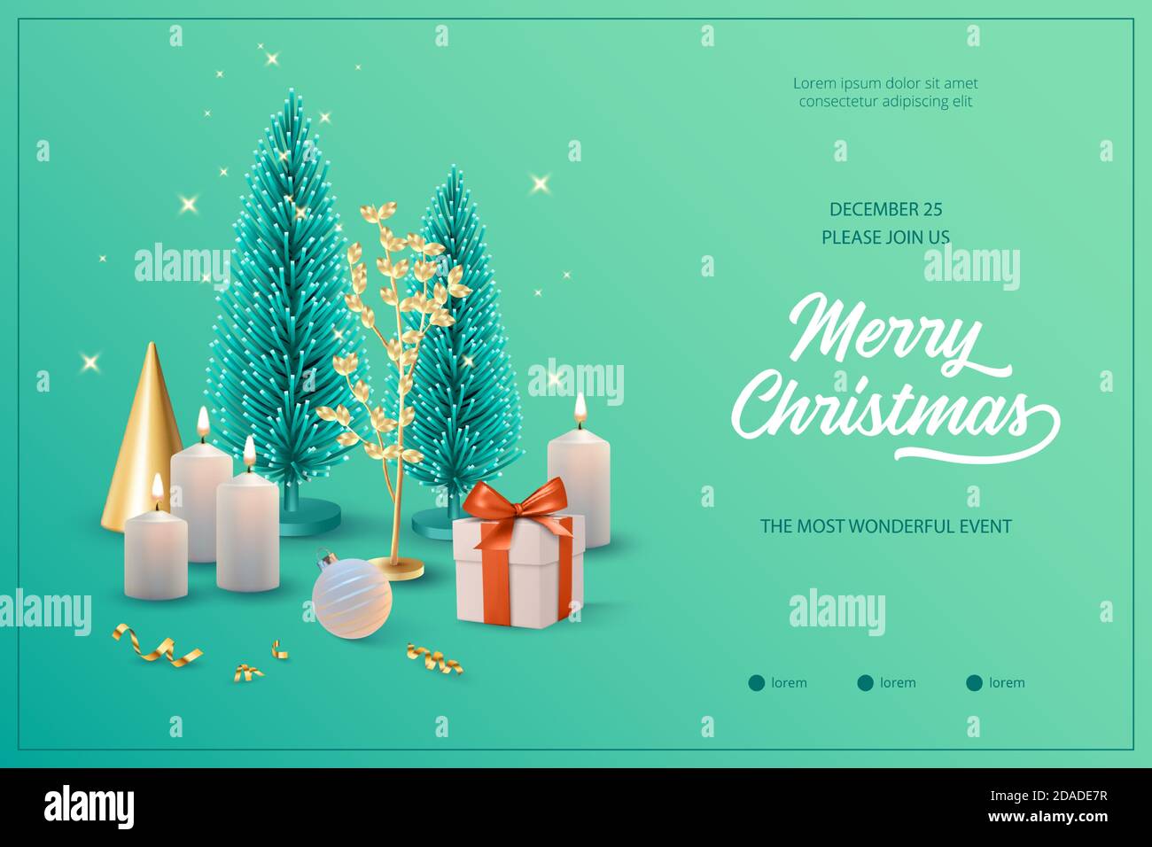 Christmas decoration holidays new Stock Vector Images - Alamy