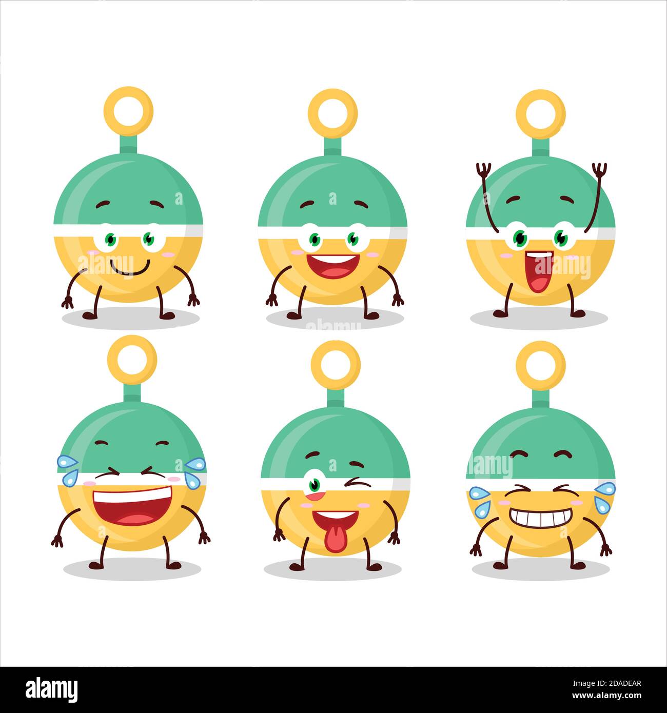 Cartoon character of rattle with smile expression Stock Vector Image ...