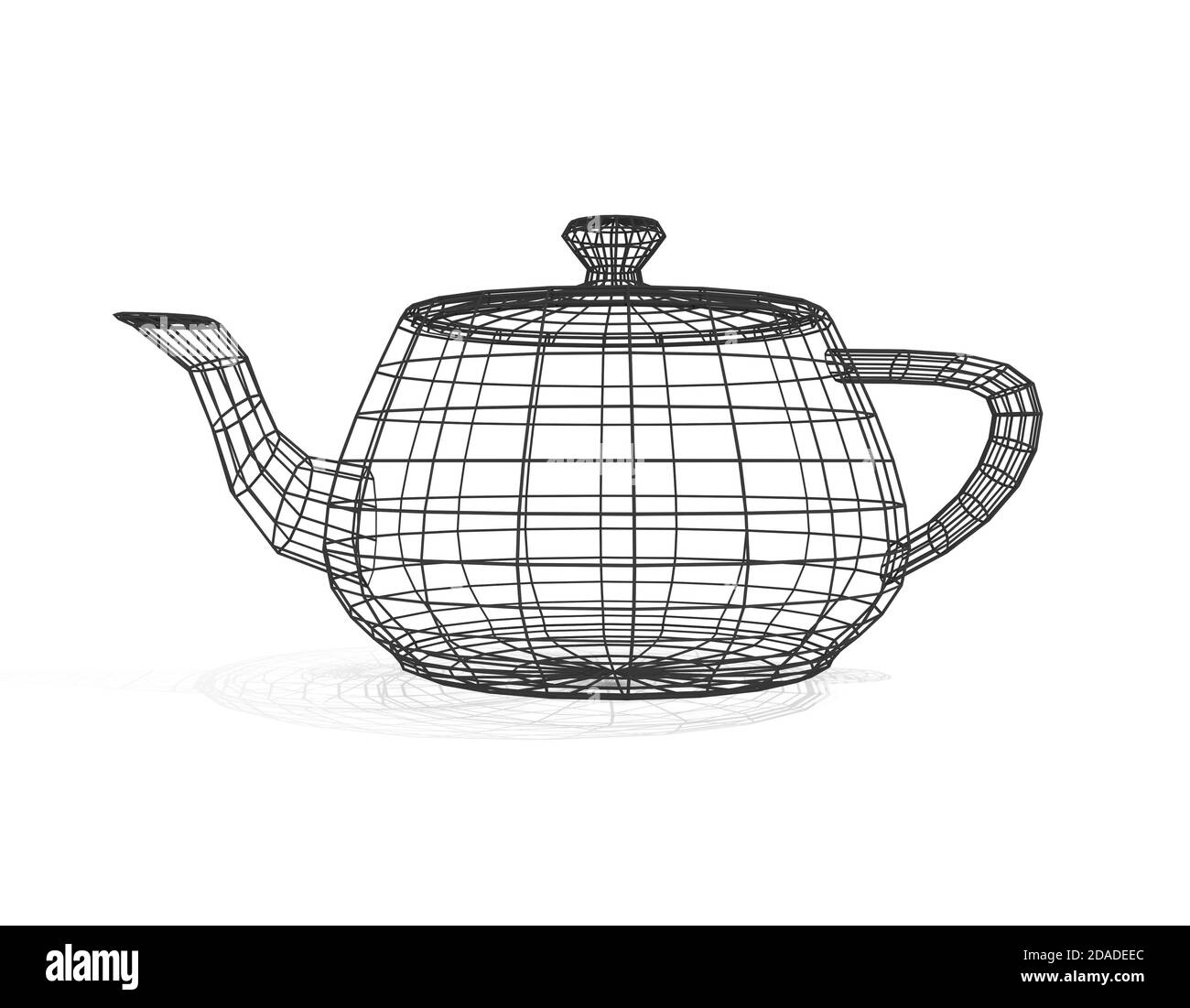 Teapot abstract illustration Stock Photo - Alamy