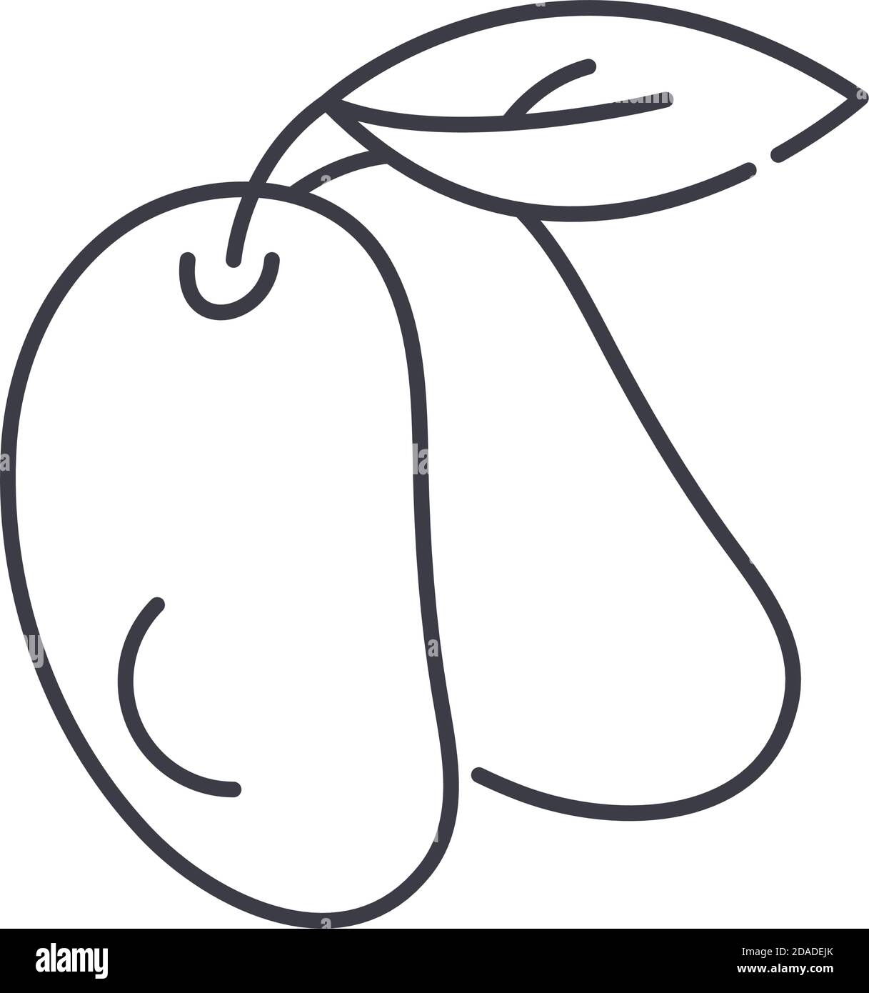 Mango Clipart Black And White