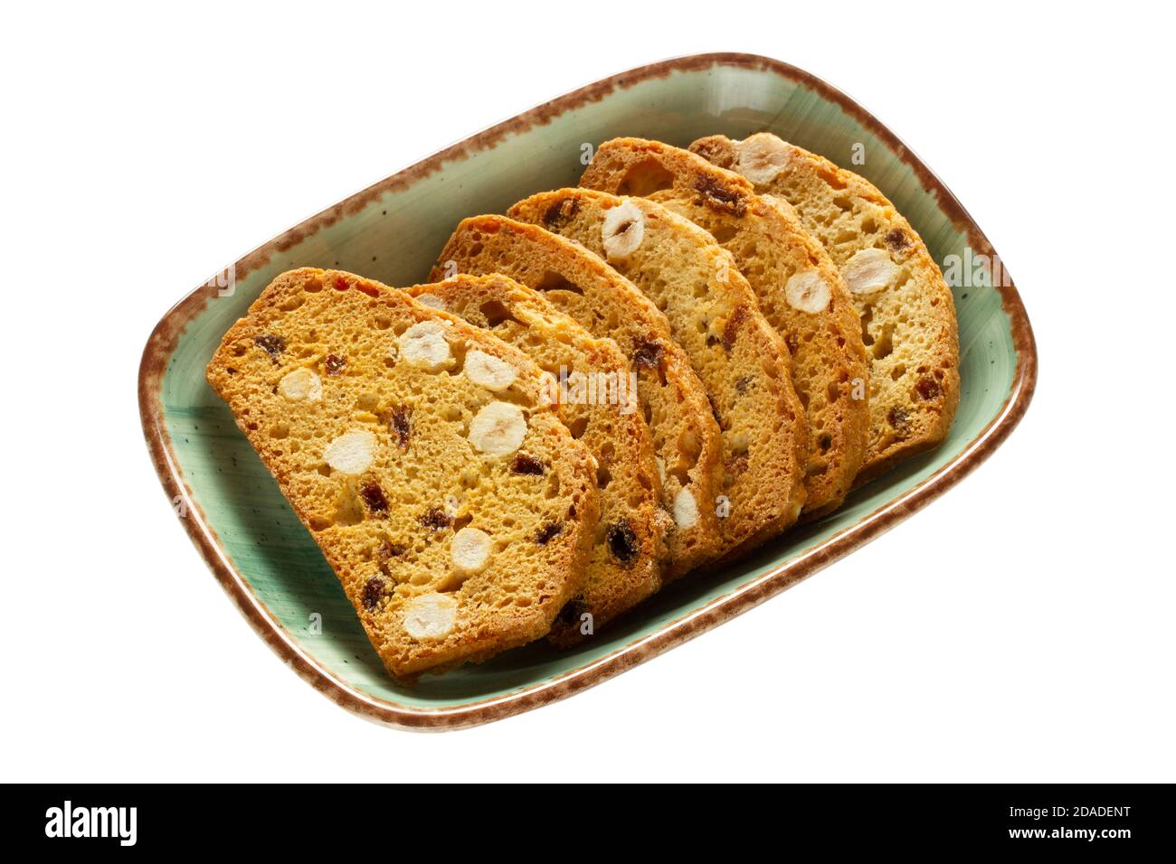 Crispy biscuits with fruit. Italian biscotti Stock Photo - Alamy