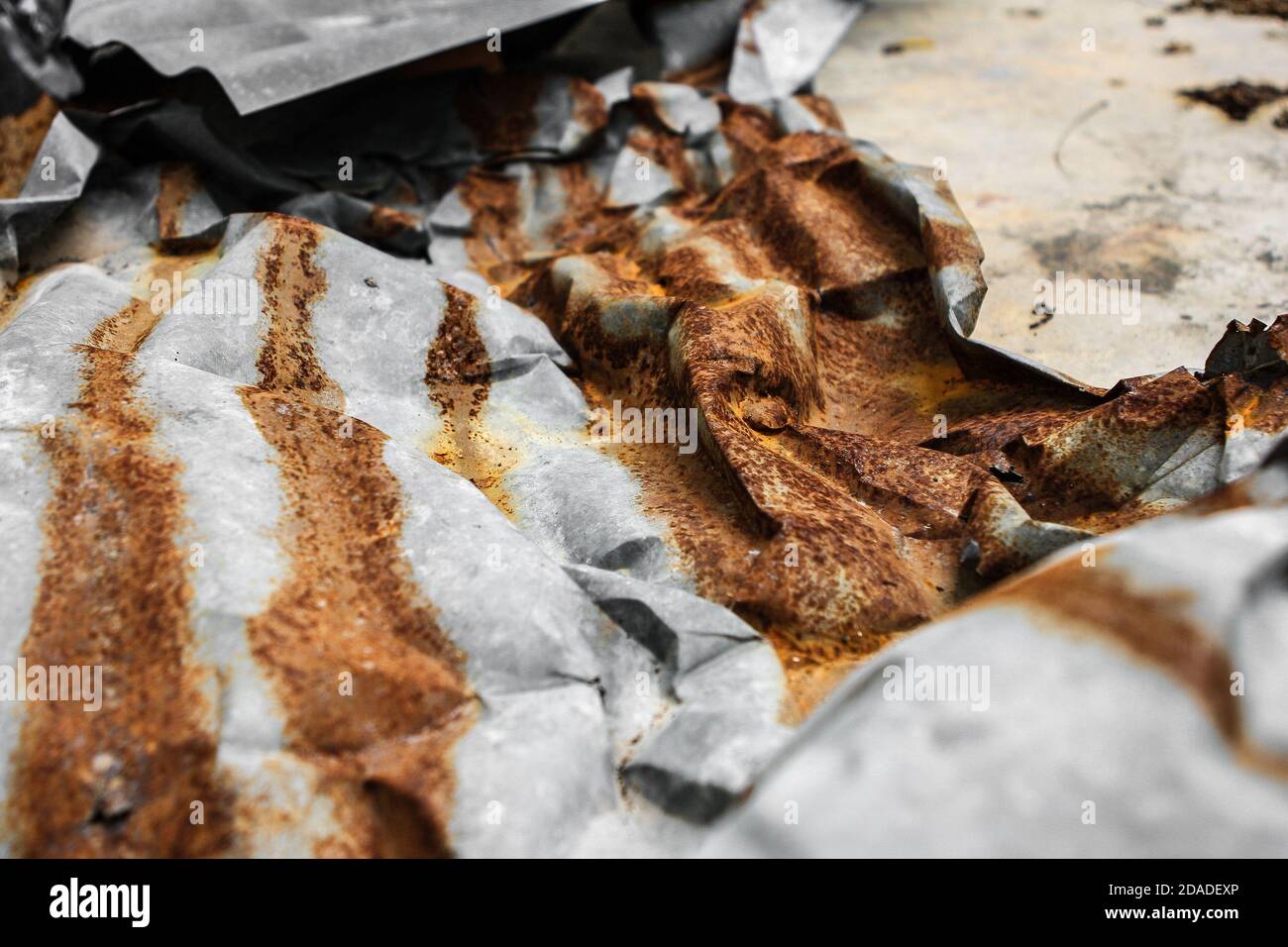 Rust corrugated sheet texture hi-res stock photography and images - Alamy