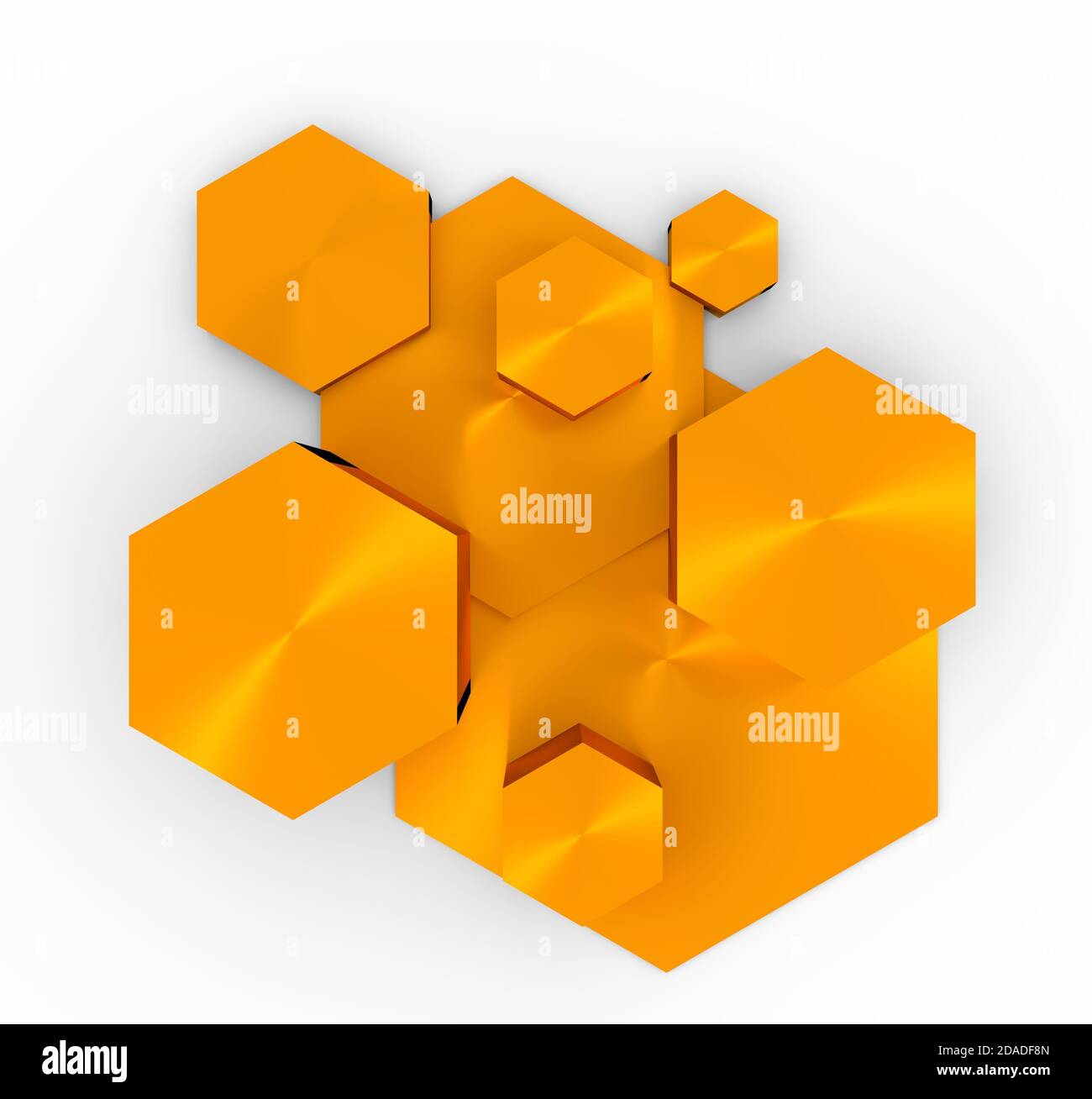 hexagon concept design abstract background Stock Photo - Alamy