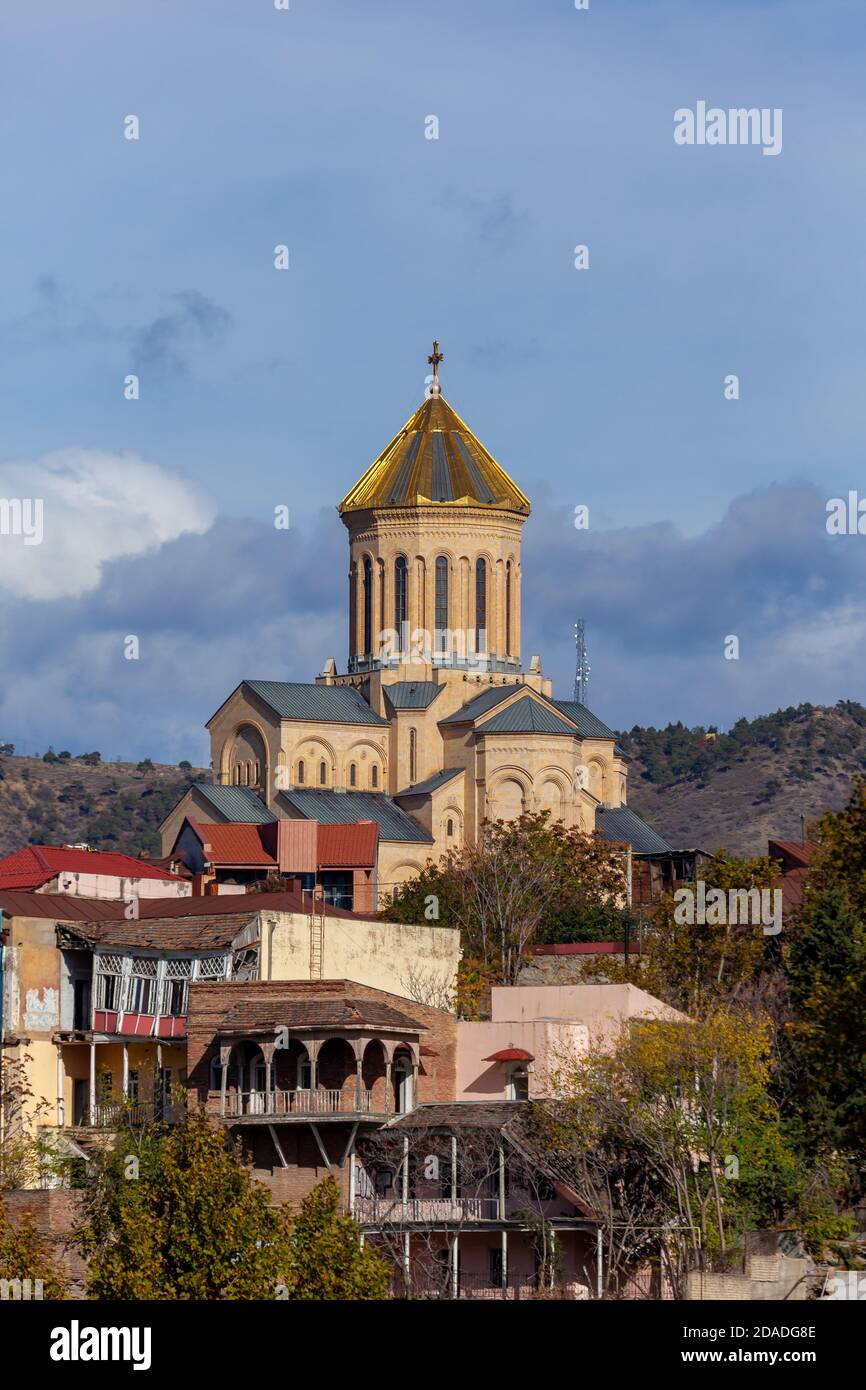 Holy Trinity Cathedral of Tbilisi - Orthodox Church Stock Photo - Alamy