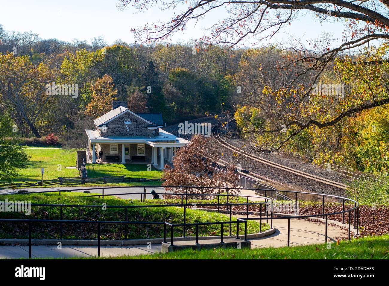 A View of the Valley Forge Station, a Former Railroad Station at Valley ...