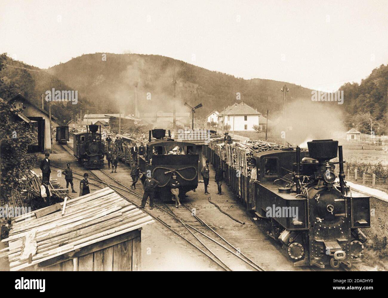 Steam powered sawmill hi-res stock photography and images - Alamy