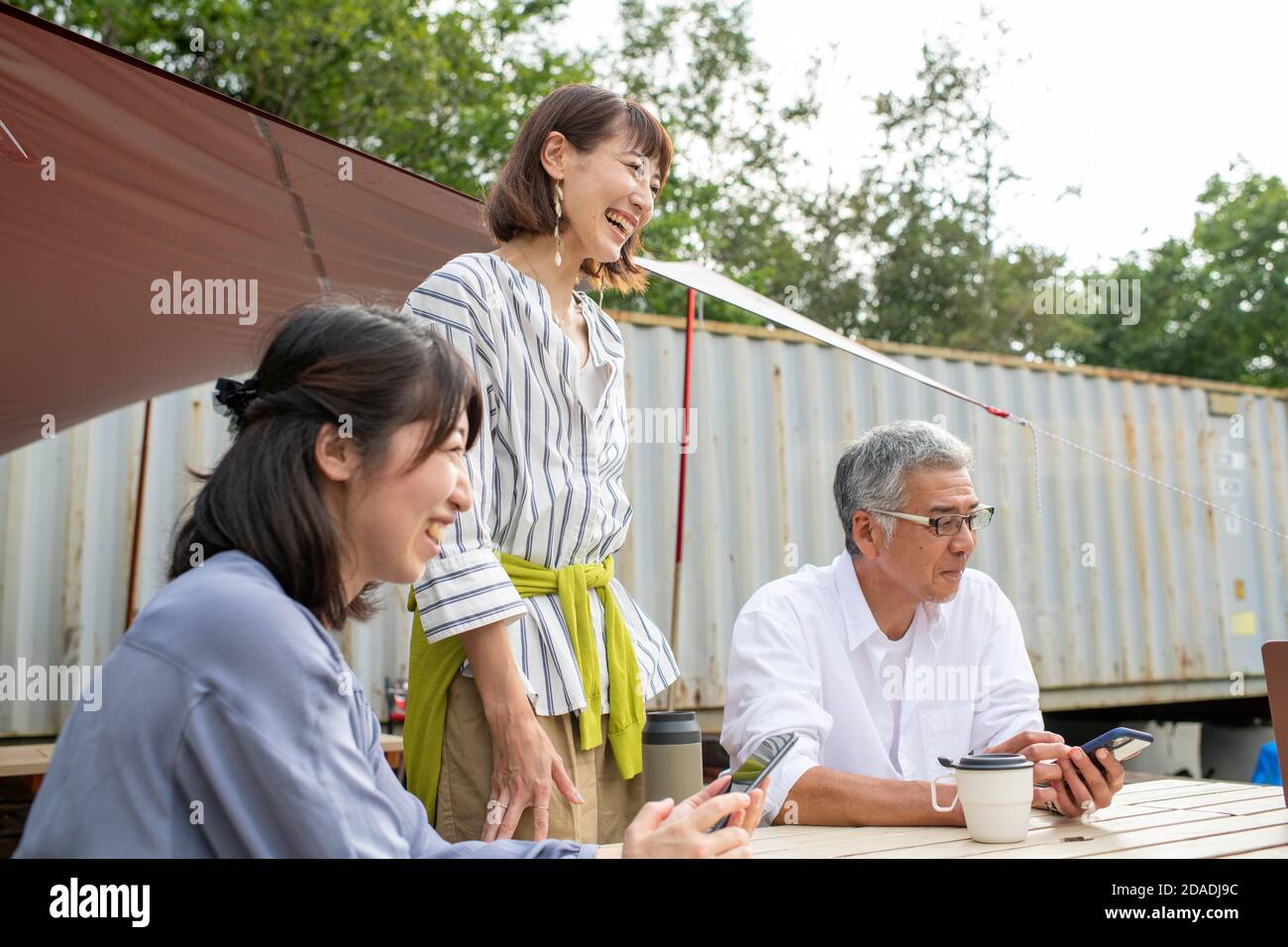 Work on Vacation as New Normal Work Style Stock Photo - Alamy