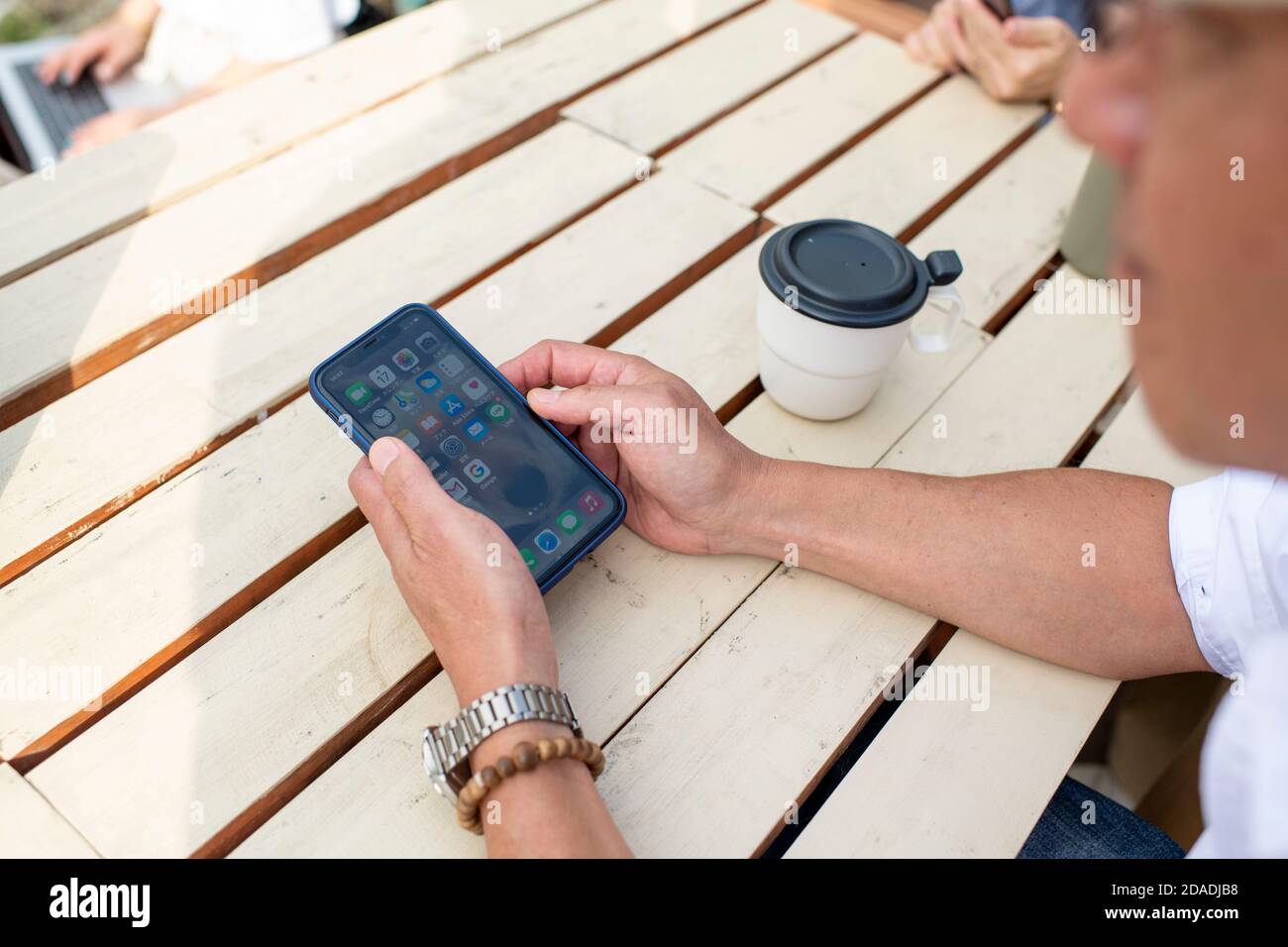 Work on Vacation as New Normal Work Style Stock Photo - Alamy