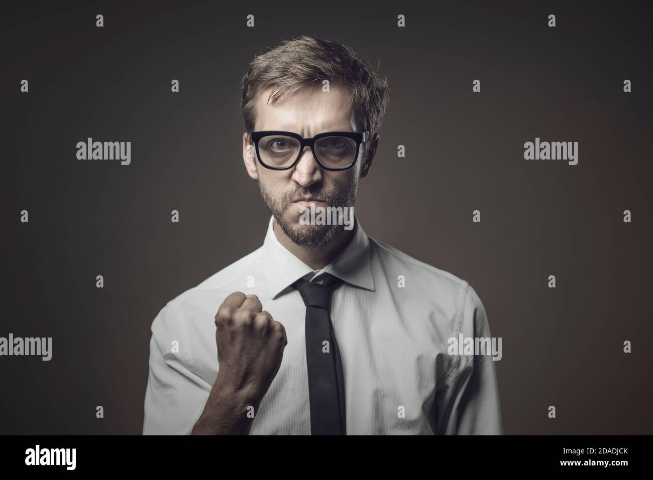 Portrait angry businessman arguing fighting hi-res stock photography ...