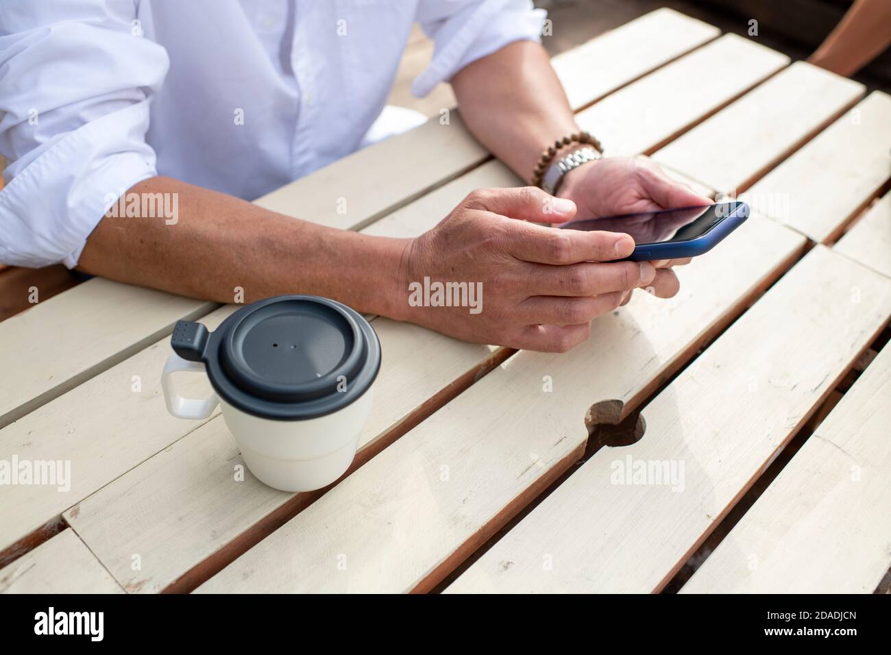 Work on Vacation as New Normal Work Style Stock Photo - Alamy