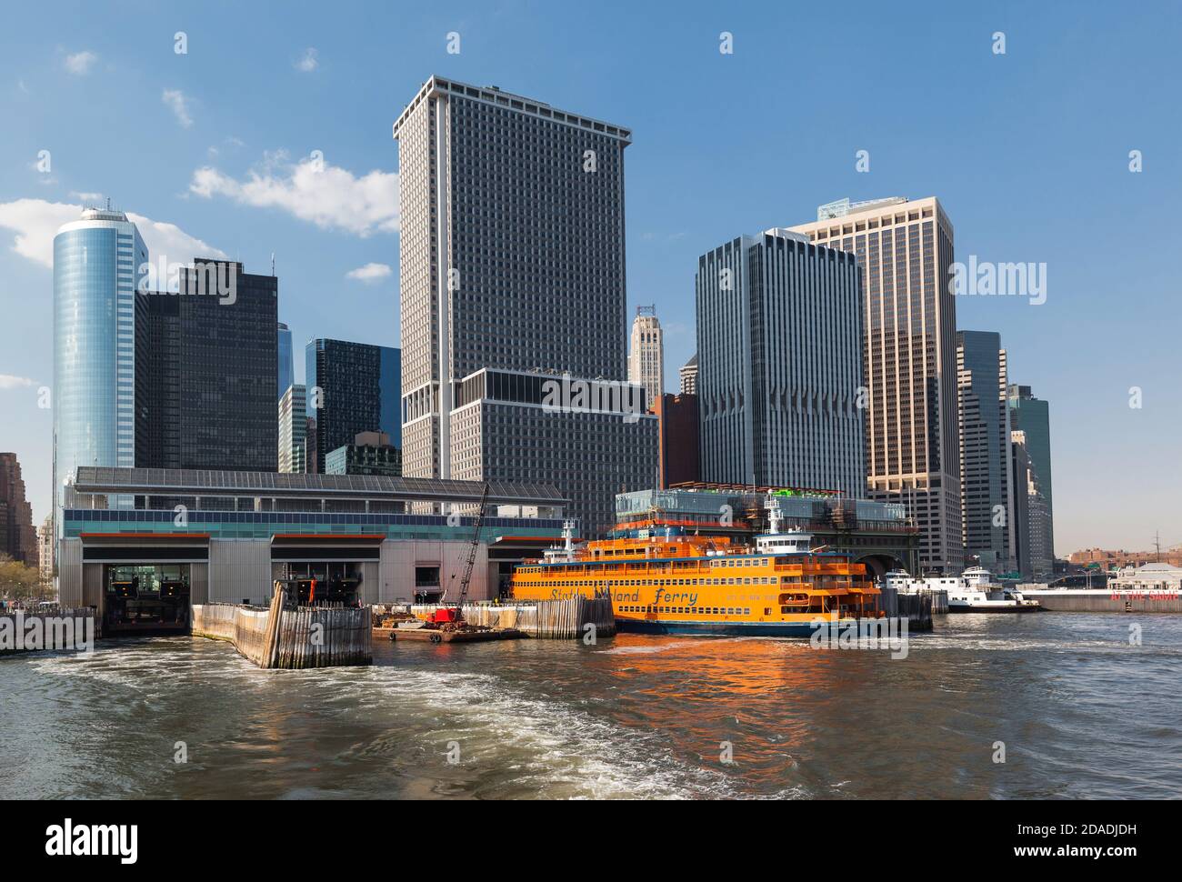 Staten Island Ferry Whitehall Terminal in Lower Manhattan used by ...