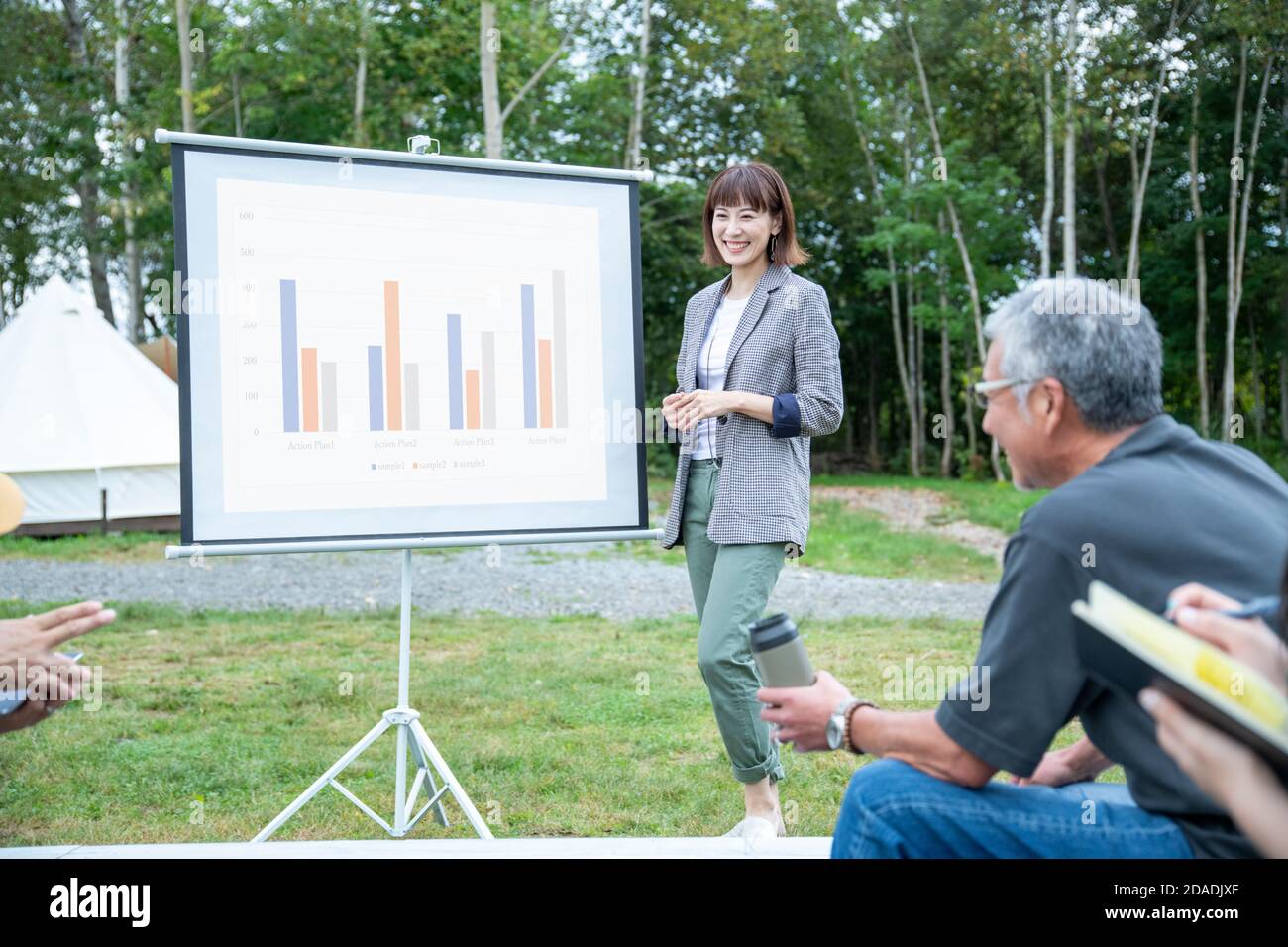 Japanese business people training hi-res stock photography and images ...