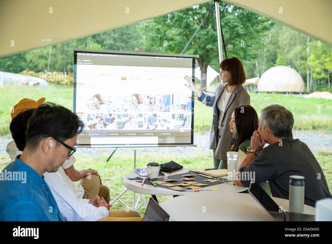 Business Team Training Stock Photo - Alamy