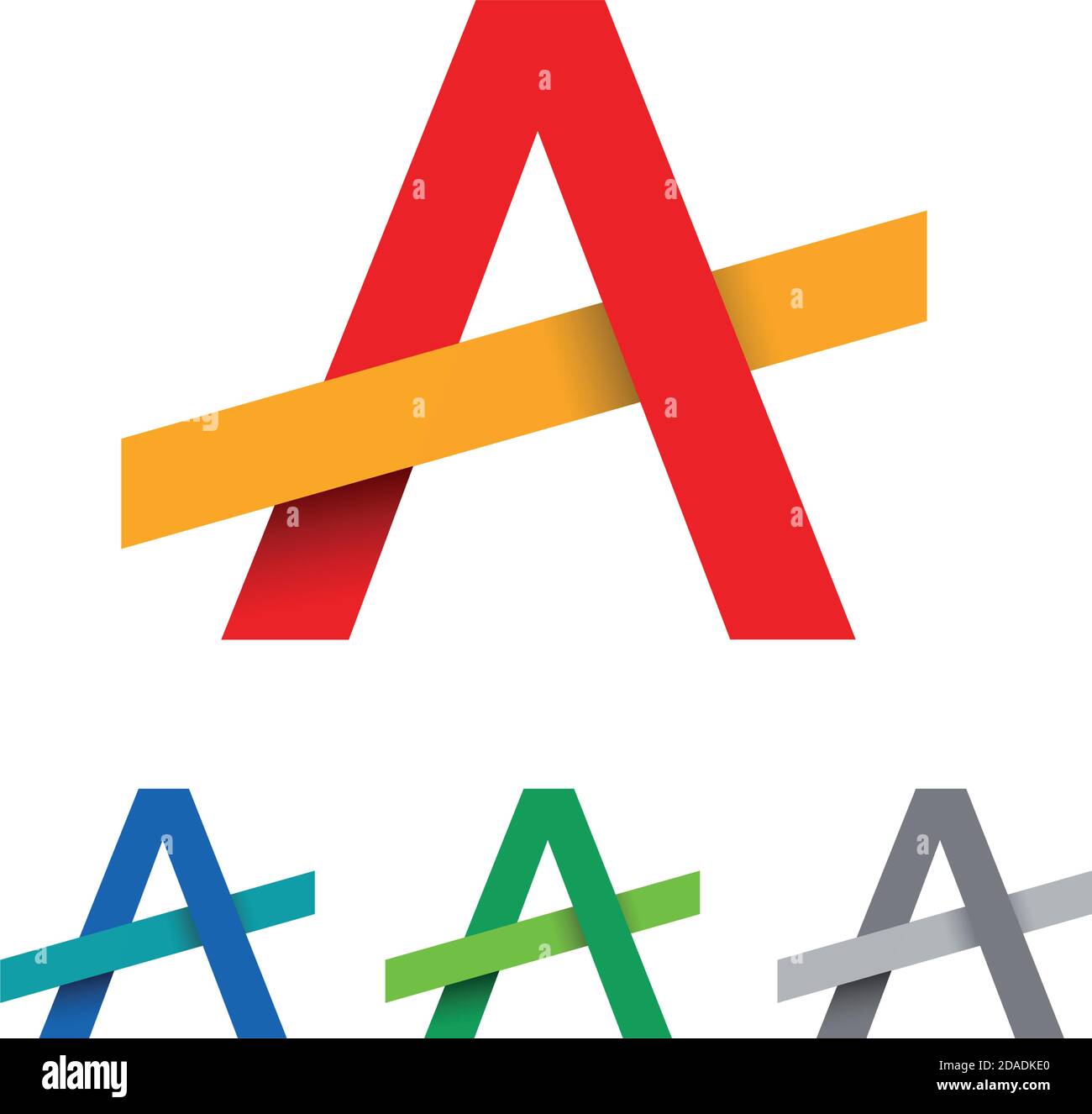 Vector geometric shape, letter A Stock Vector Image & Art - Alamy