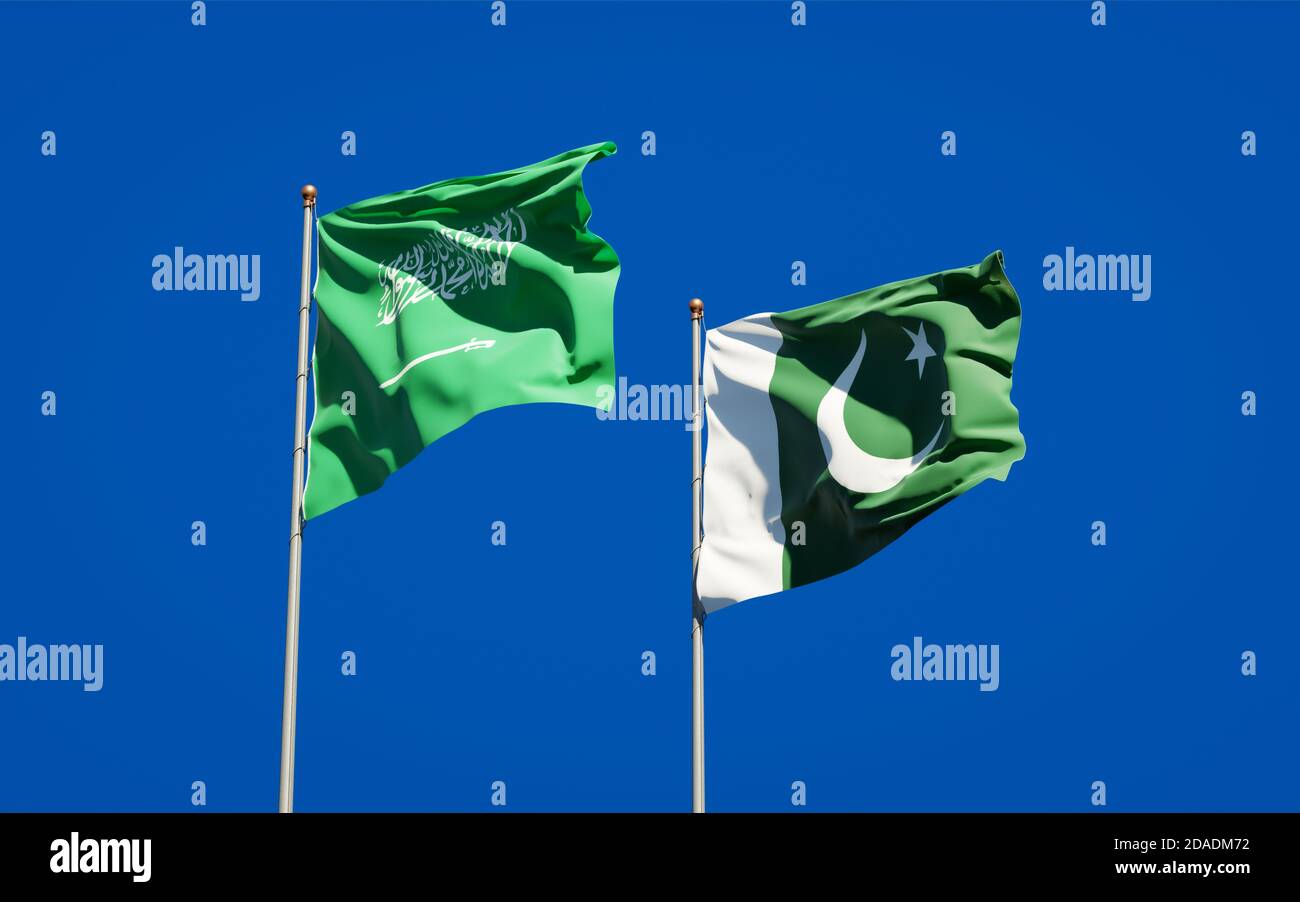 Pakistan saudi arabia flag hi-res stock photography and images - Alamy
