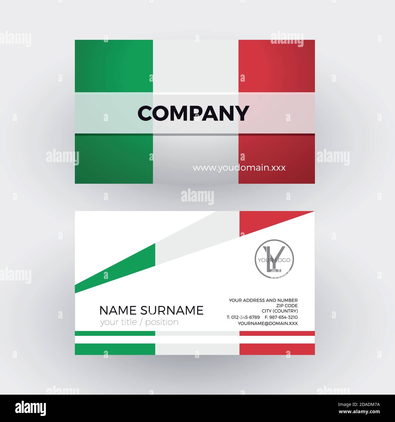 Italian paper flag Stock Vector Images - Alamy