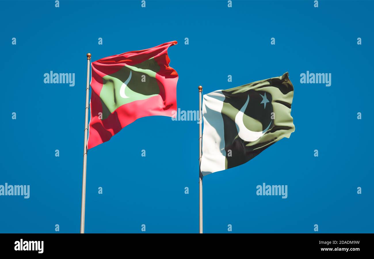 Maldives pakistan flag hi-res stock photography and images - Alamy