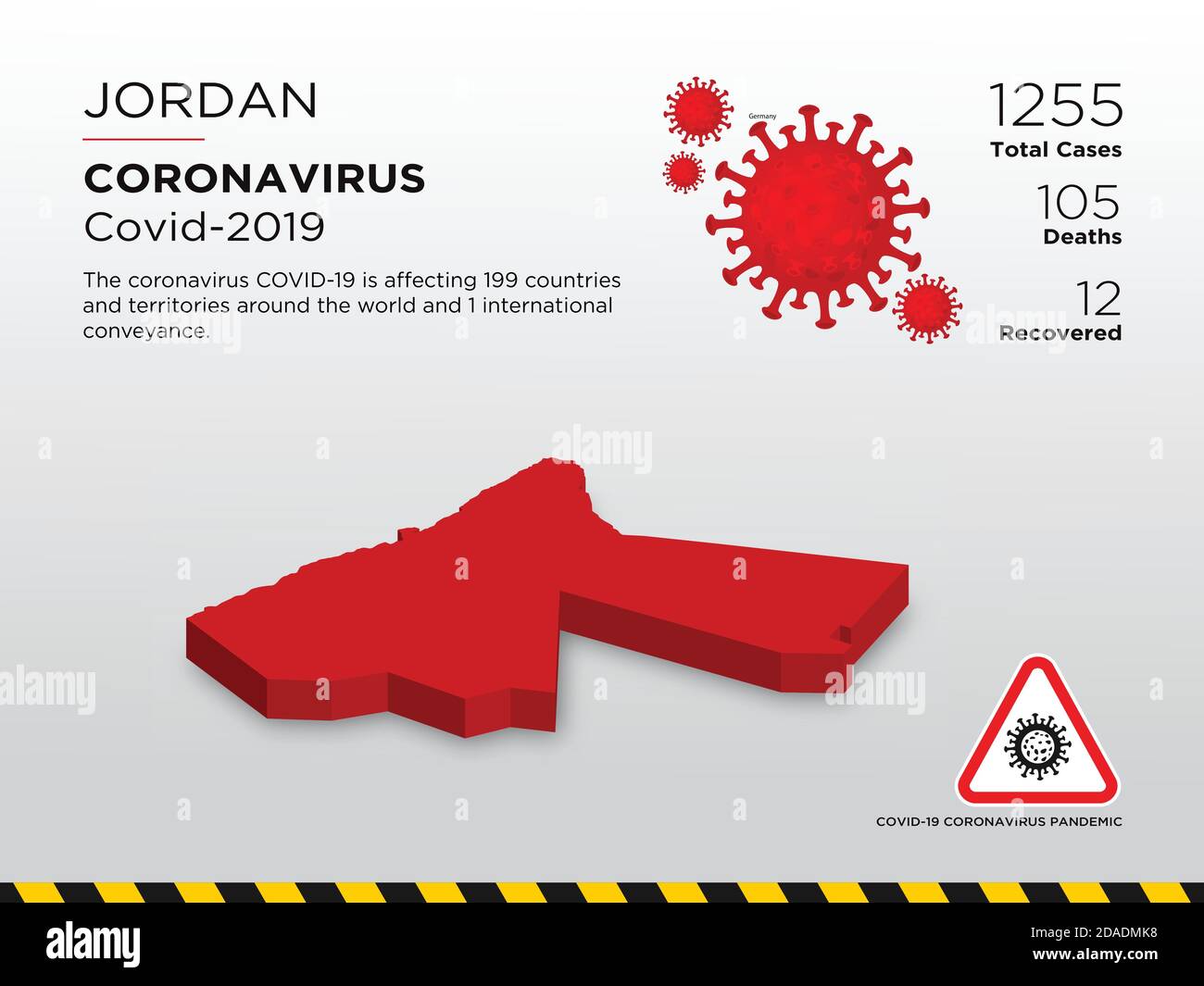 Jordan coronavirus mask Stock Vector Images - Alamy