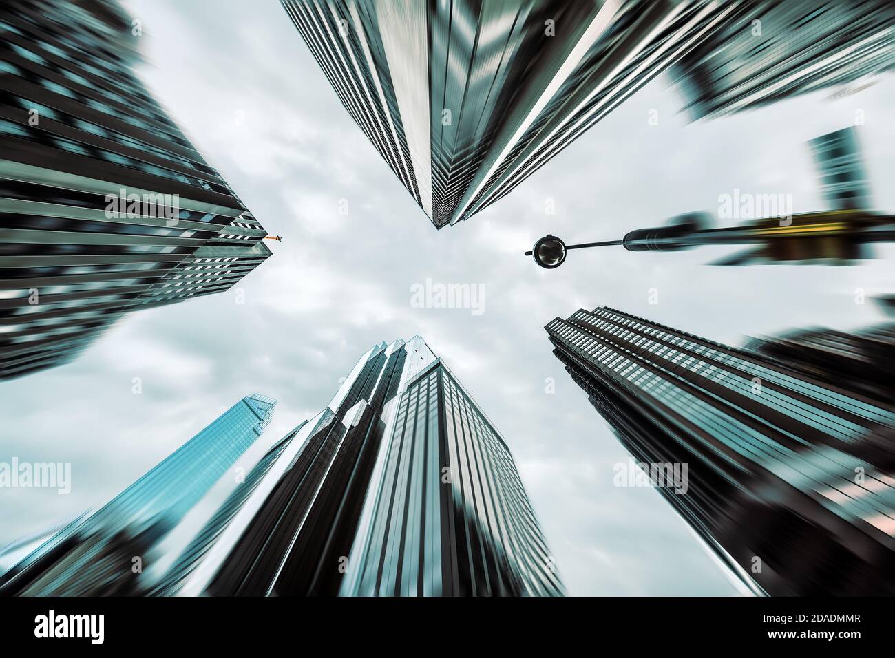 blurred image of Manhattan modern architecture Stock Photo - Alamy