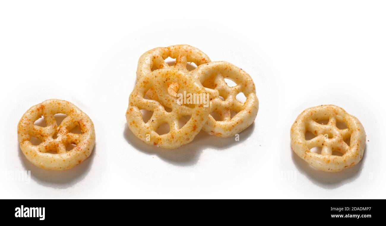 Crispy and crunchy Salty wheat wheel & Wheels, Wheelos, fryums or ...