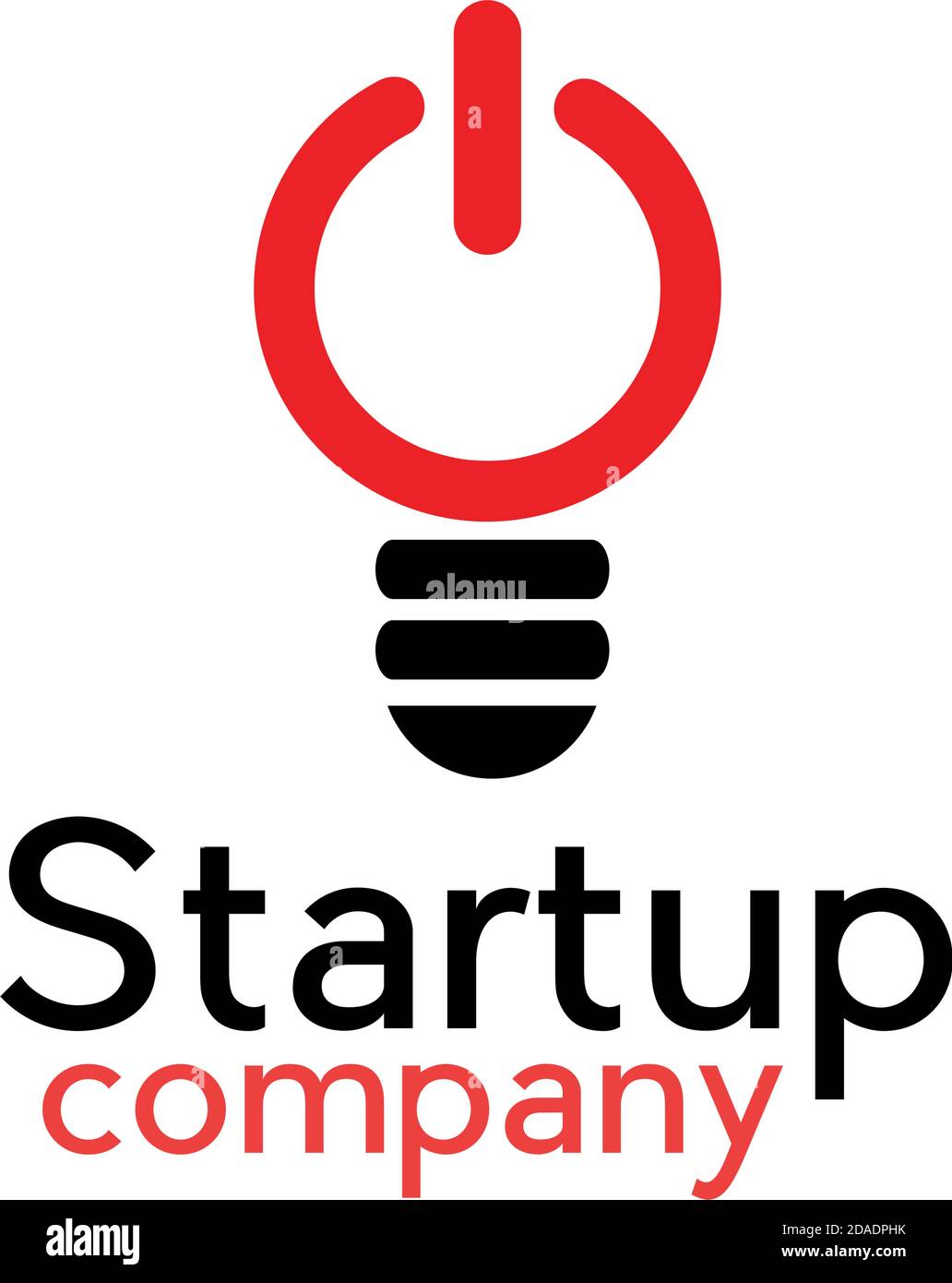 Vector concept startup and innovation, lamp and switch Stock Vector ...