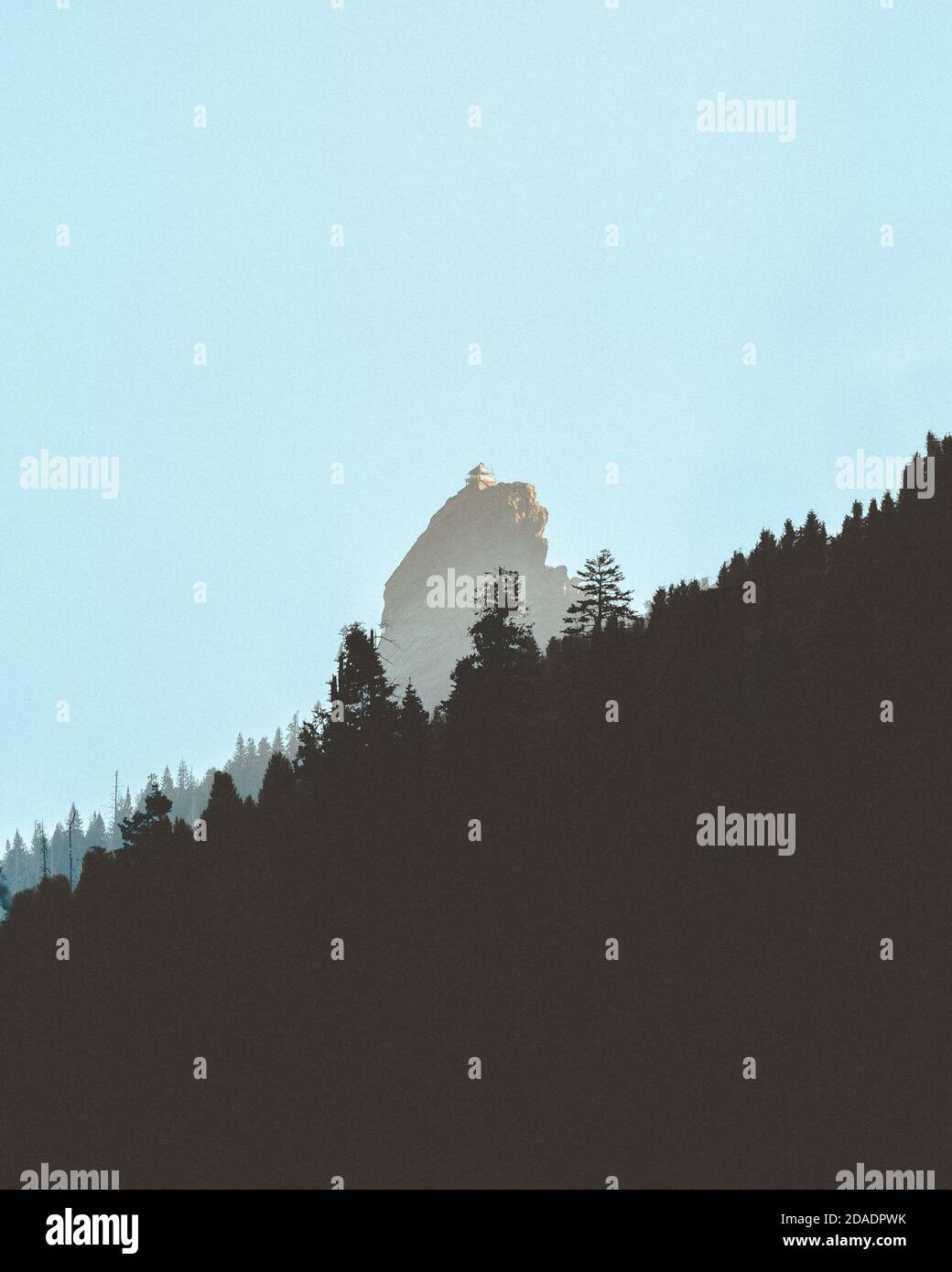 Watchtower in Sequoia National Park Stock Photo - Alamy