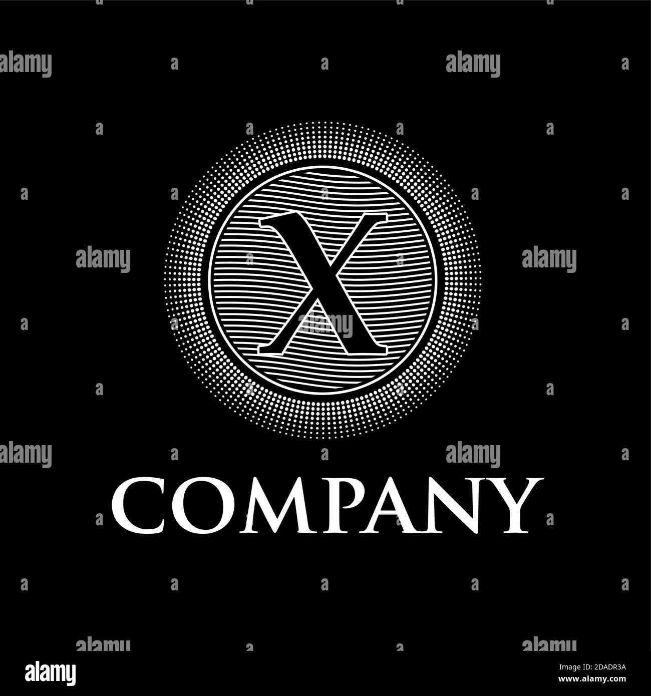 vector initial letter X, black background Stock Vector Image & Art - Alamy