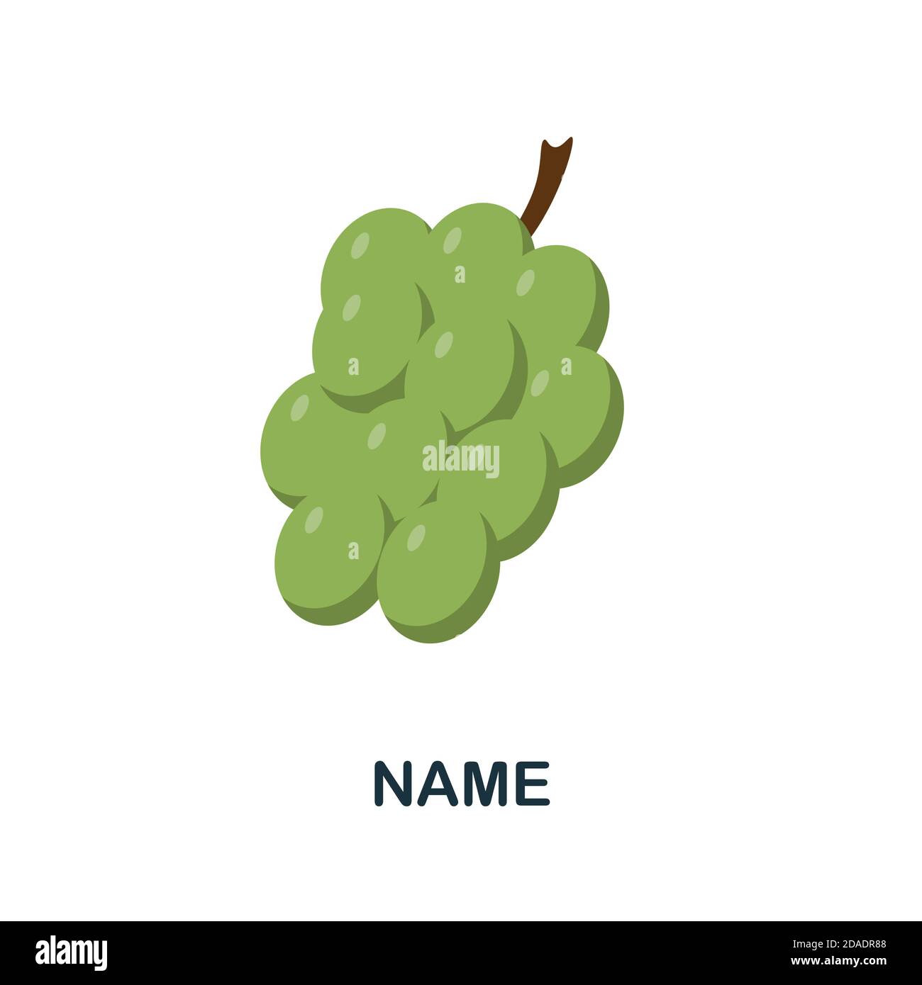 Grape icon. Simple element from fruits collection. Creative Grape icon ...