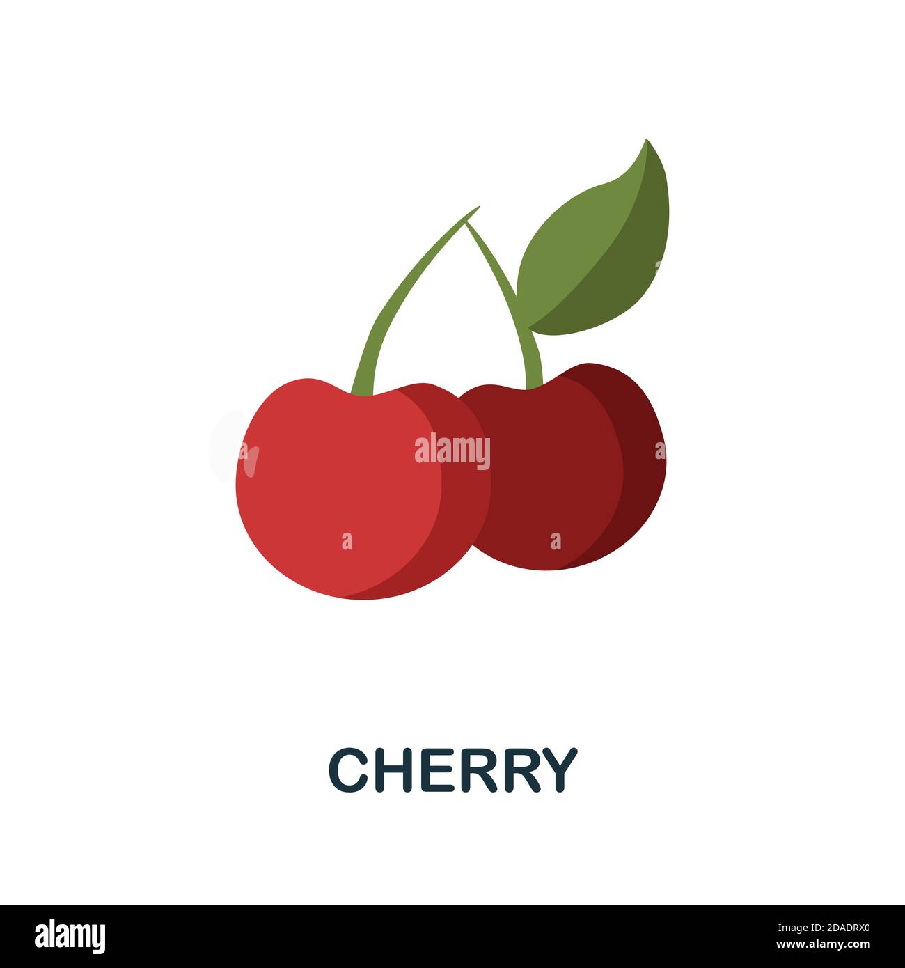 Cherry icon. Simple element from fruits collection. Creative Cherry ...