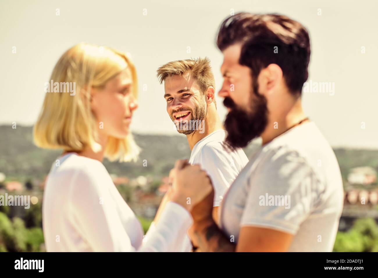 Eternal love triangle hi-res stock photography and images - Alamy