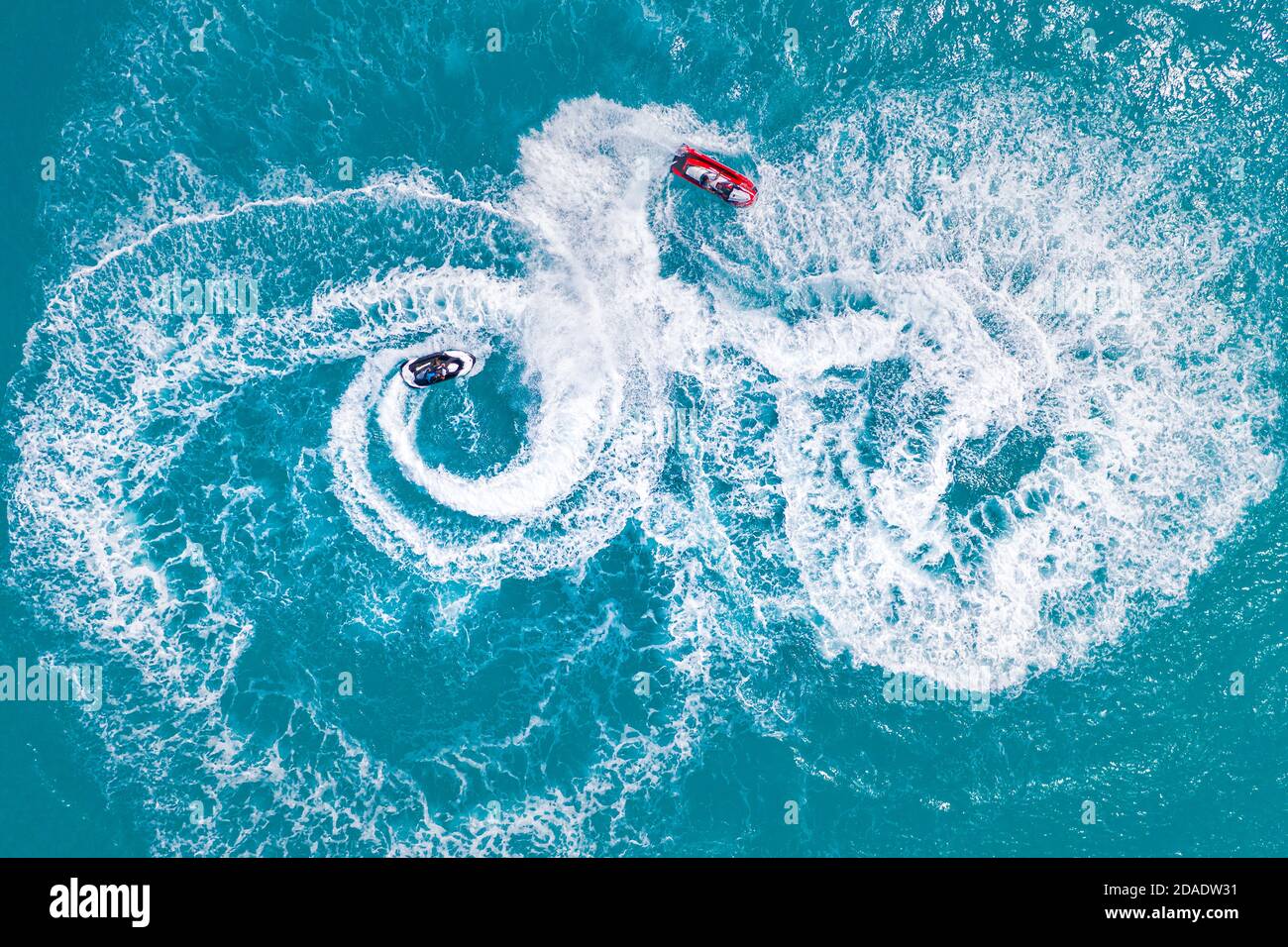 Top view jet ski speed hi-res stock photography and images - Alamy