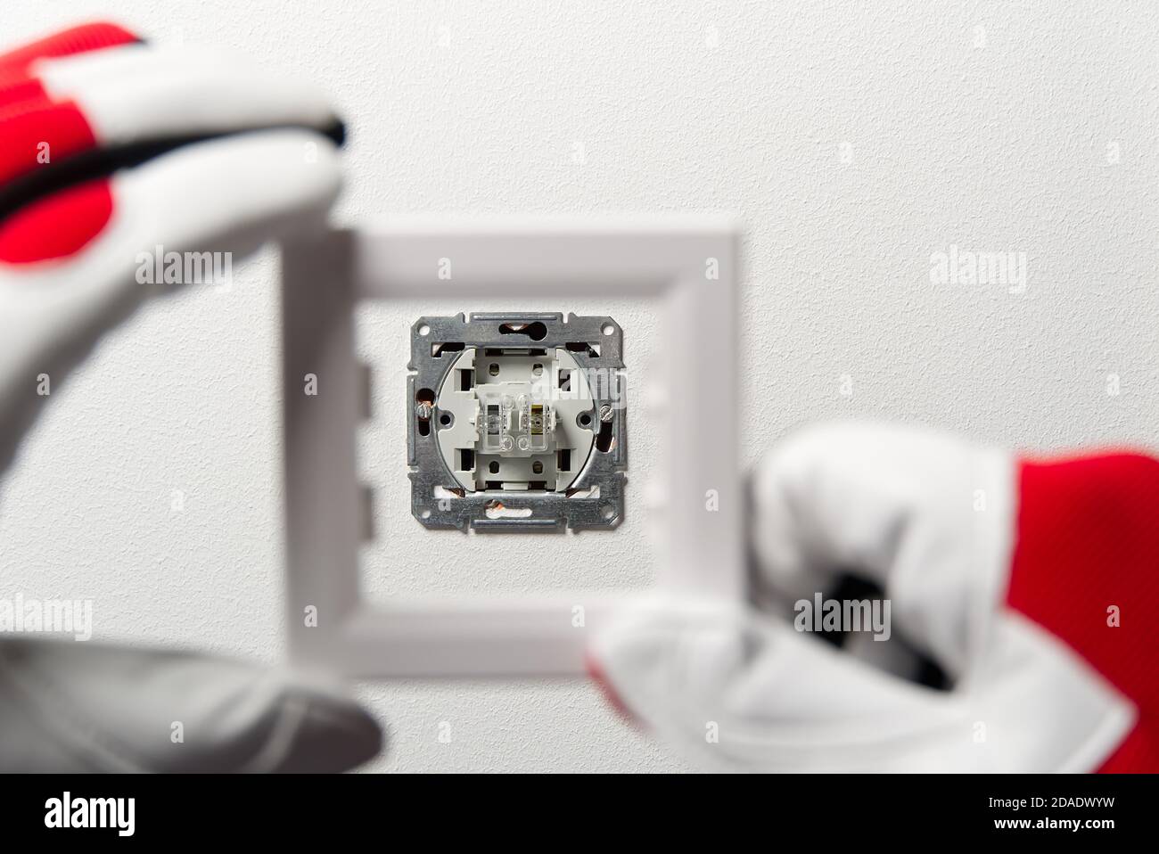 Installing light switch hi-res stock photography and images - Alamy