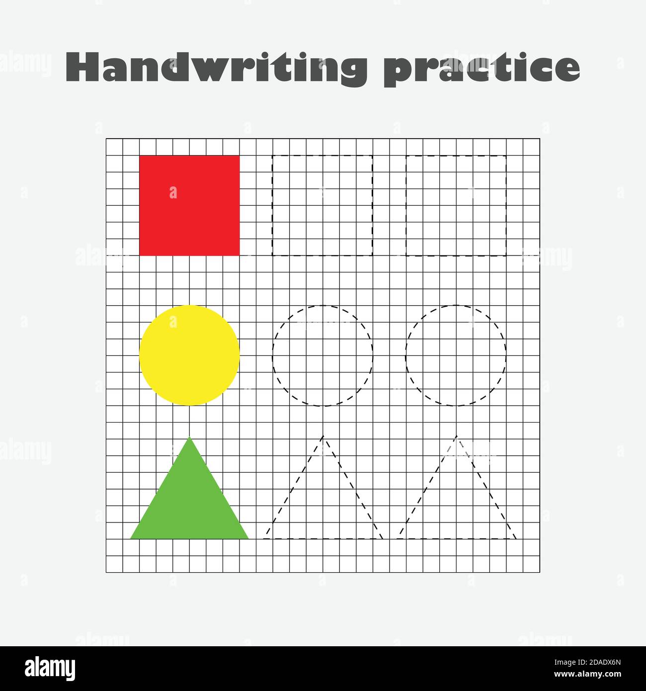 Handwriting Practice Shapes Handwriting Practice Worksheets – FREE