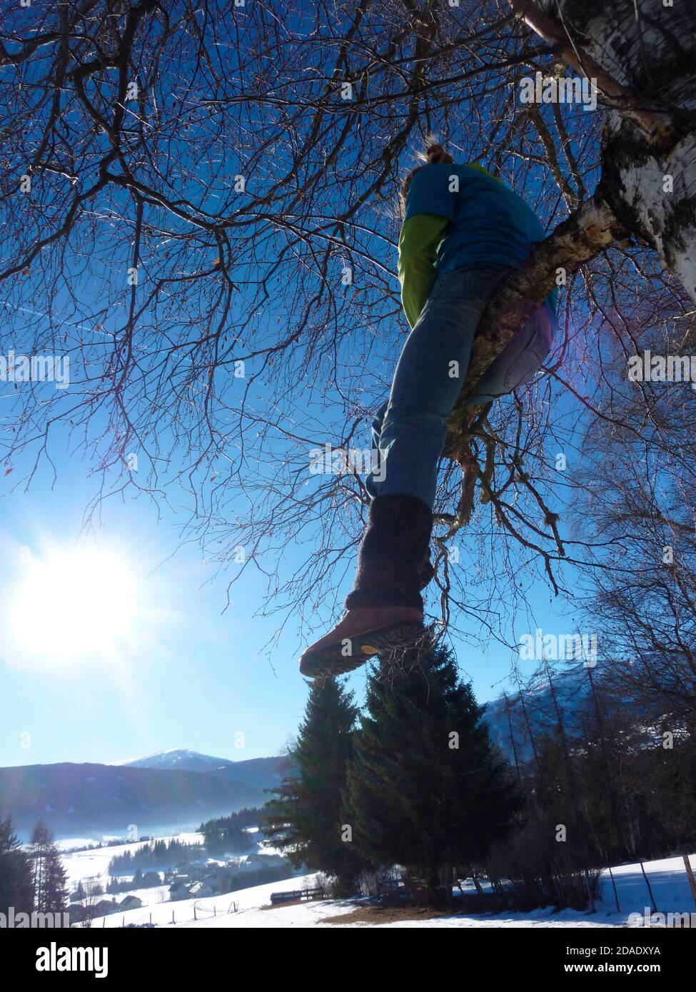 Woman Sunbathing In Snow High Resolution Stock Photography and Images ...