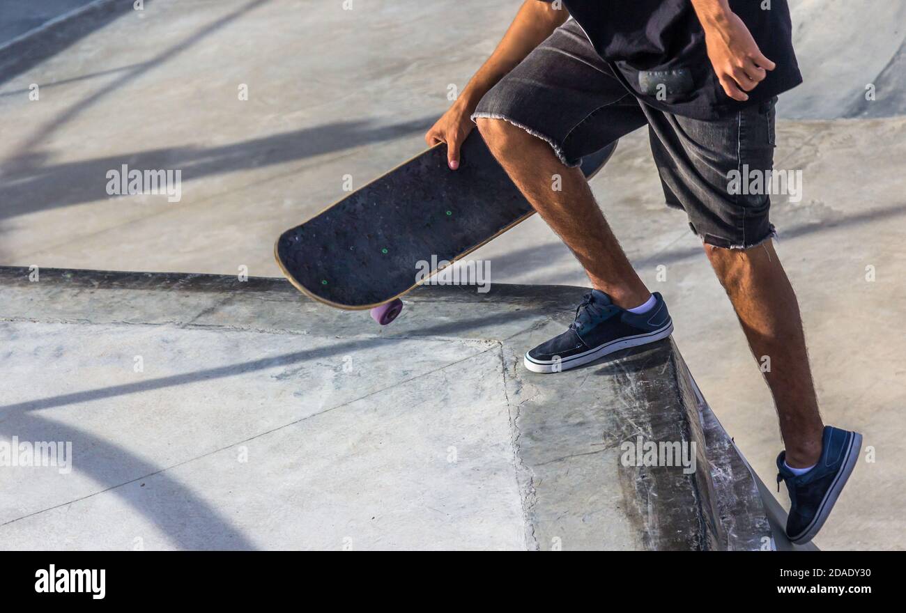 Shot skating man hi-res stock photography and images - Alamy