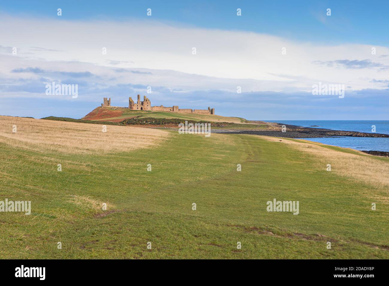 Dunstanburgh Castle, Craster, Northumberland Stock Photo - Alamy