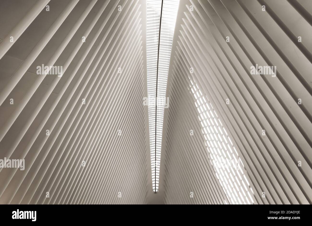 The Oculus in the World Trade Center Transportation Hub is a terminal ...