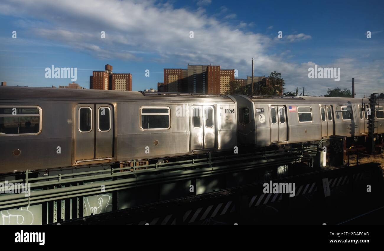 NEW YORK, USA - Sep 22, 2017: New York City Subway. NYC Subway is one ...