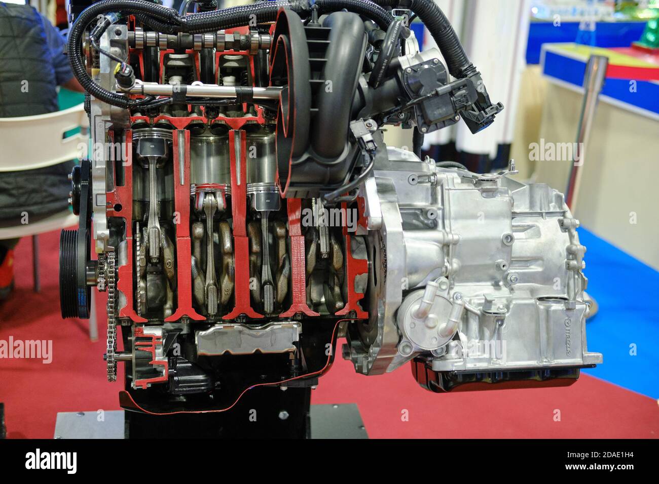 Four cylinder petrol internal combustion engine from Mazda - Moscow ...