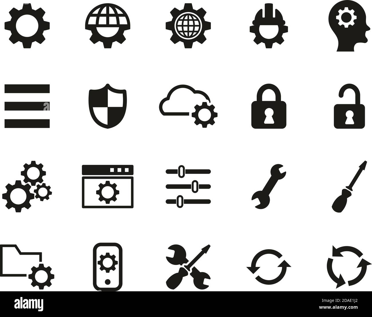 Big settings Stock Vector Images - Alamy