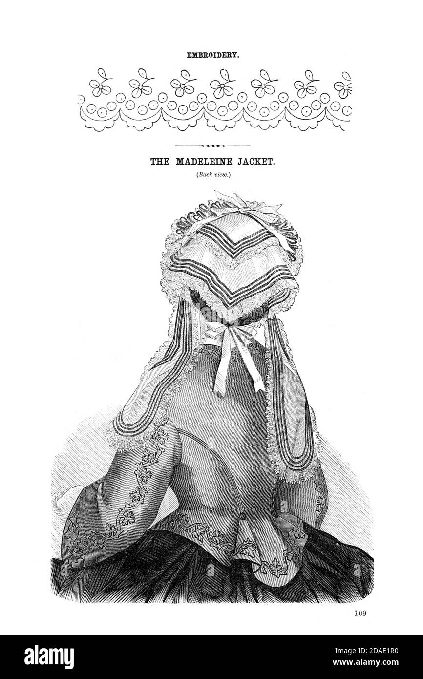 Godey lady book 1860s hi-res stock photography and images - Alamy