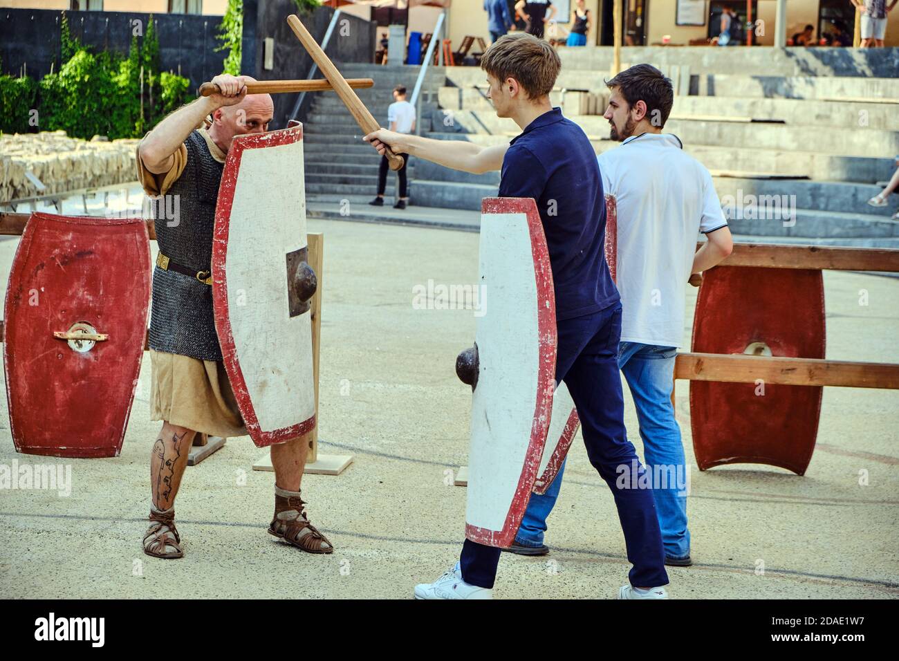 Handsome muscular warrior sword High Resolution Stock Photography and ...