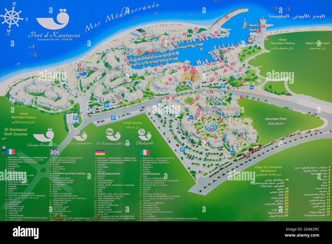 Sousse tunisia map hi-res stock photography and images - Alamy