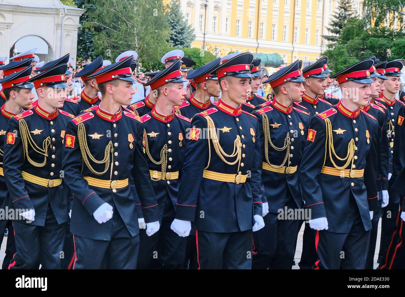 Russian military parade cadets hi-res stock photography and images - Alamy