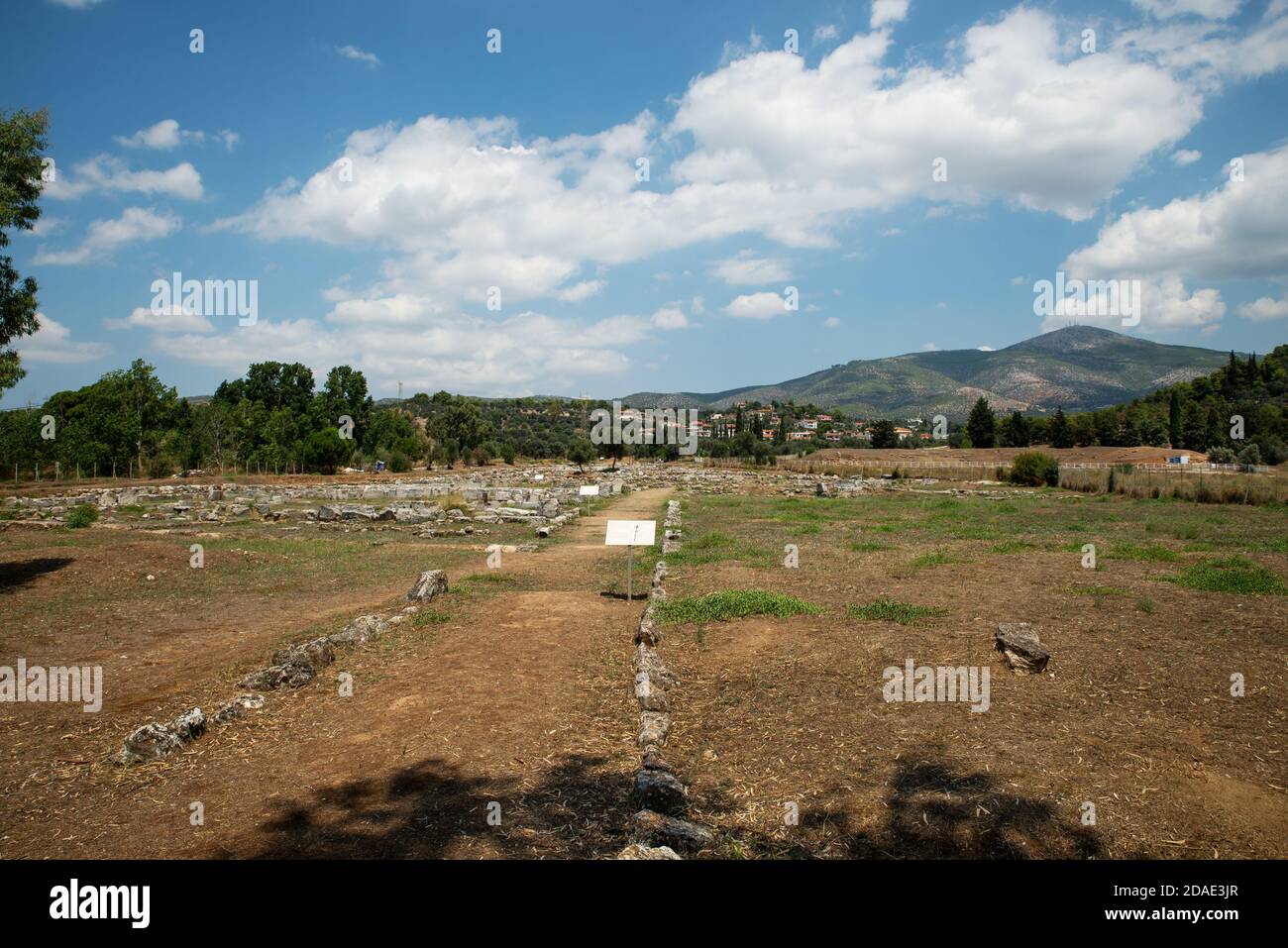 The ancient city of Eretria Euboea Greece Stock Photo - Alamy