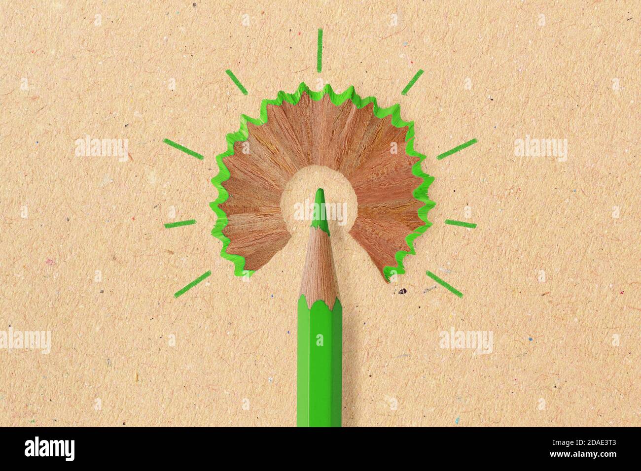 Light green pencil hi-res stock photography and images - Alamy