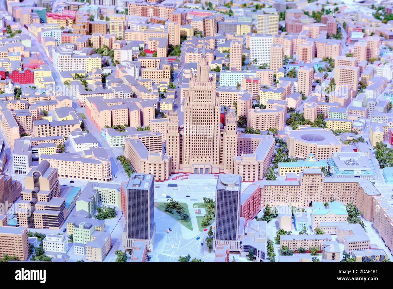 Layout Of Moscow. The building Ministry of foreign Affairs-Stalin's ...